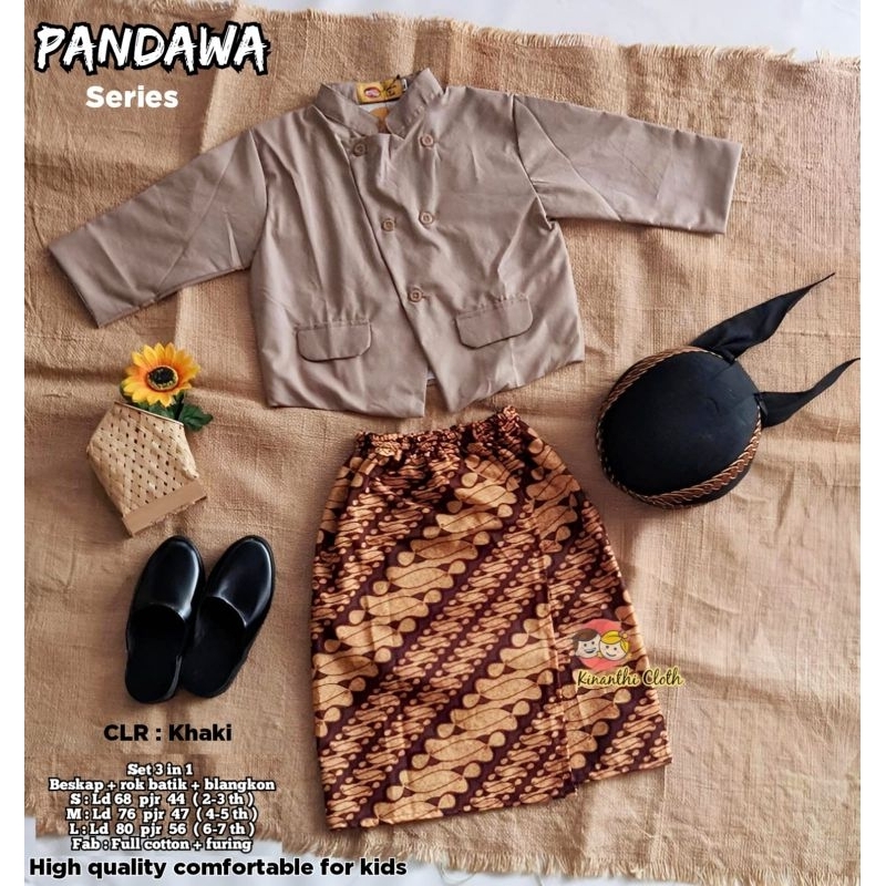 Jual Beskap Anak 3 In 1 || full furing || BESKAP + ROK BATIK + BLANGKON ...