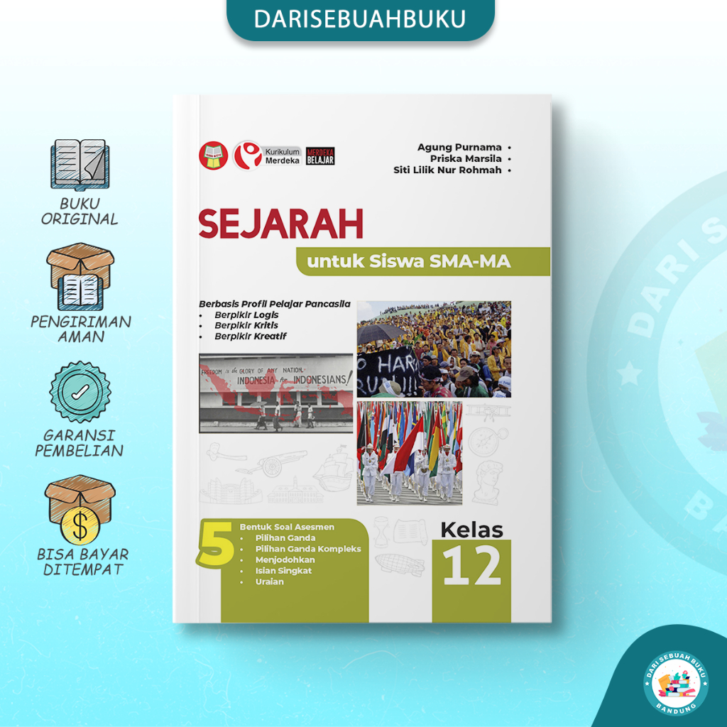 Jual Buku SEJARAH SMA/MA Kelas 12 - Kurikulum MERDEKA - Buku Pelajaran SMA | Shopee Indonesia