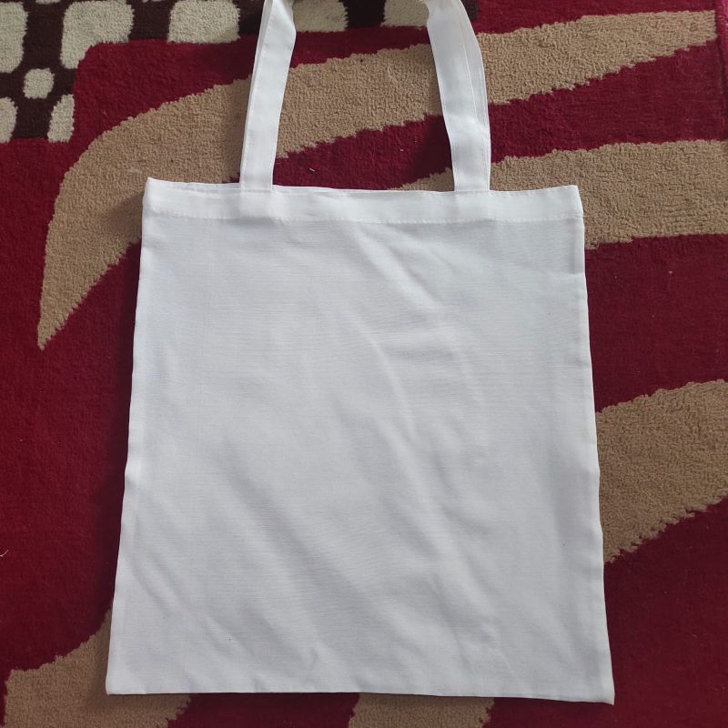Jual Tas totebag blacu polos ukuran 35 cm x 40 cm murah | Shopee Indonesia