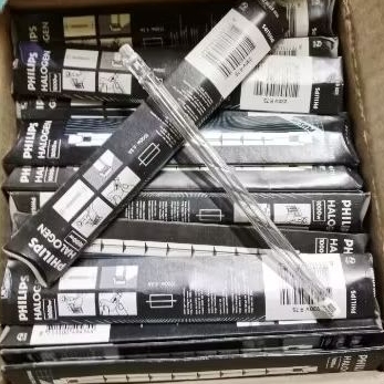 Jual Lampu Halogen stik 1000W- philips 230Vac - R7S , NEW | Shopee ...
