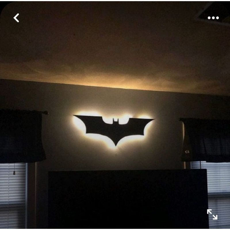 Jual Lampu tidur Kamar anak cowok batman hiasan dinding rumah batman ...