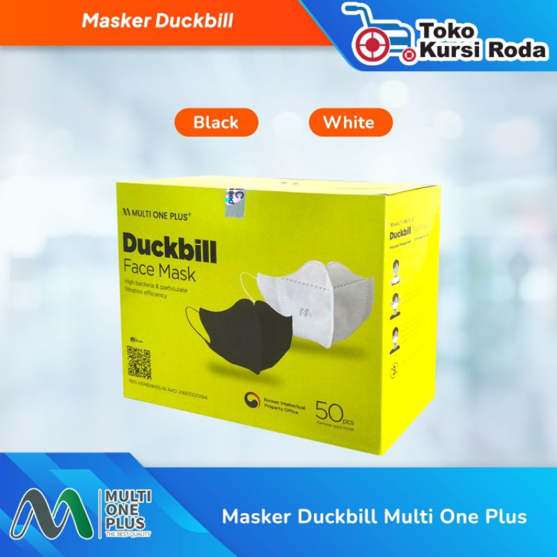 Jual MULTI ONE PLUS Masker Duckbill 50pcs per box | Shopee Indonesia