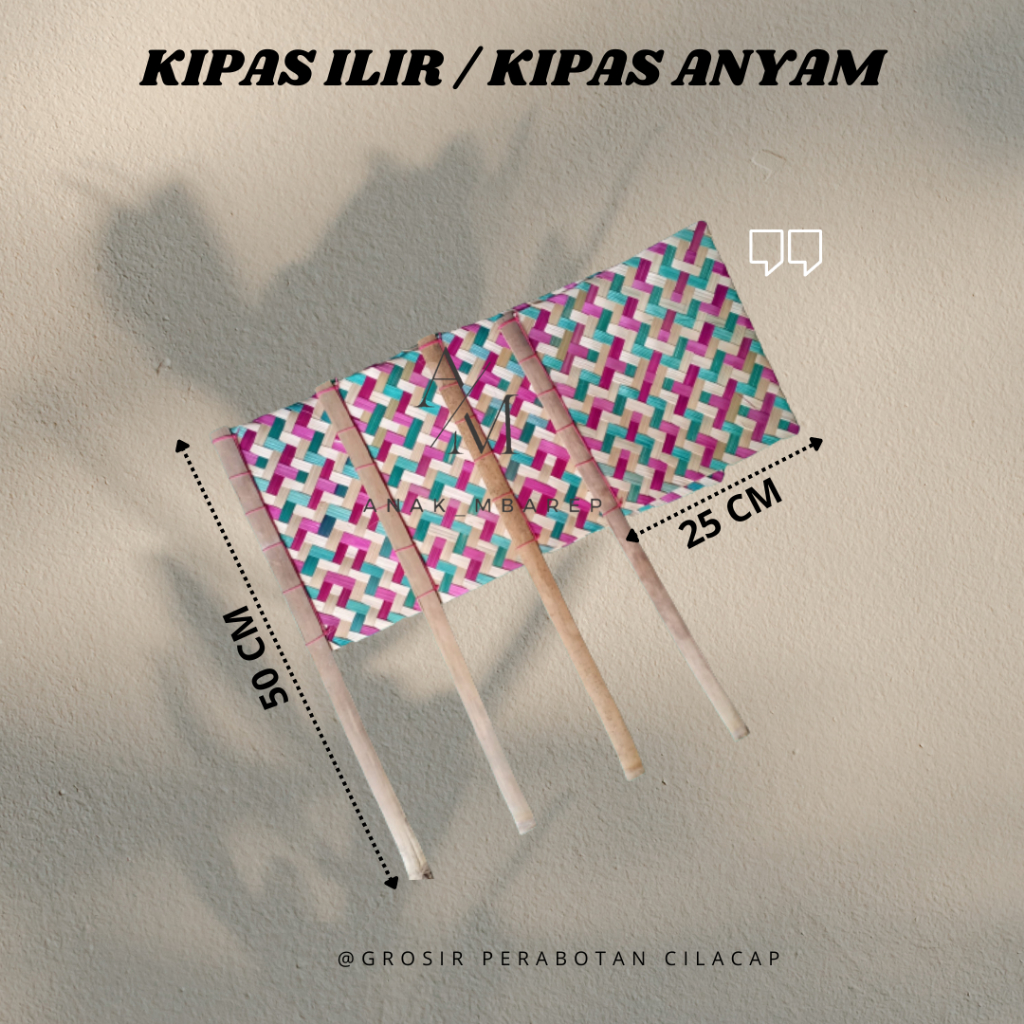 Jual KIPAS ANYAMAN BAMBU / KIPAS BAMBU / KIPAS ILIR / KIPAS SATR MURAH ...