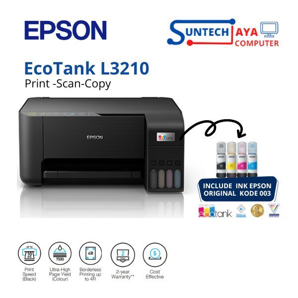 Jual Printer Epson L3210 - Ink Tank / All In One (Print - Scan - Copy) Garansi Resmi Epson ...