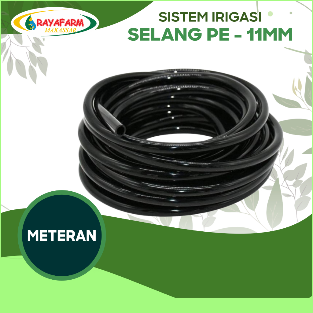 Jual Selang PE 8mm / 11mm Per 1 Meter Irigasi Fertigasi Hidroponik ...