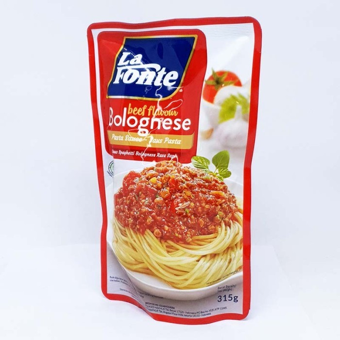 Jual LA FONTE BOLOGNESE PASTA SAUCE 315 GR - SAUS SAOS SPAGHETTI ...