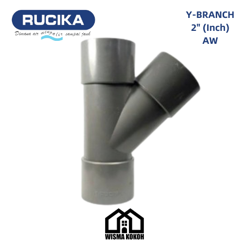 Jual RUCIKA TEE Y / Y-BRANCH 45° PVC 2" (Inch) AW | Shopee Indonesia