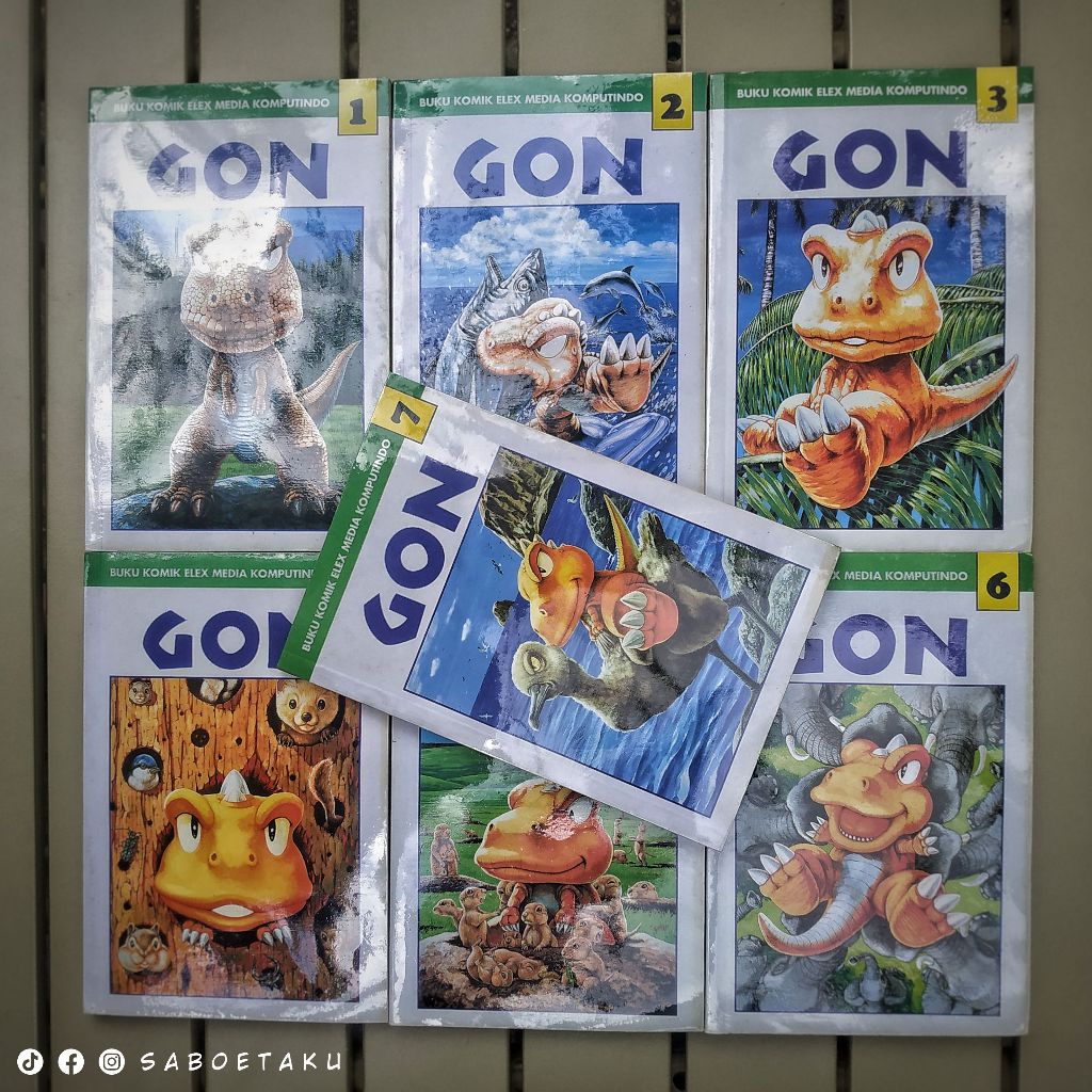 Jual Komik GON - FulL Set Vol1-7 (Komik/Manga) | Shopee Indonesia