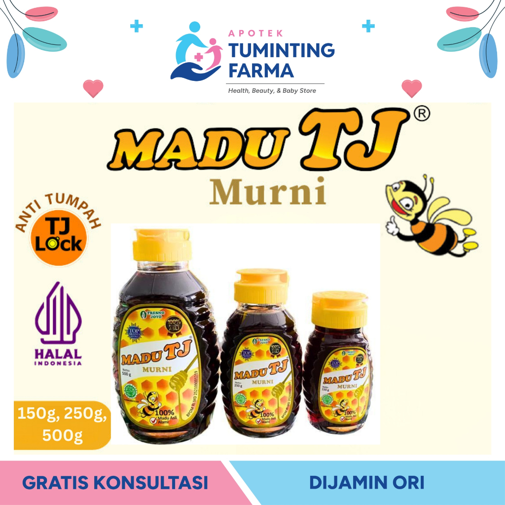 Jual Madu TJ Murni 100% Madu Asli Alami 150g/250g/500g - MANADO ...