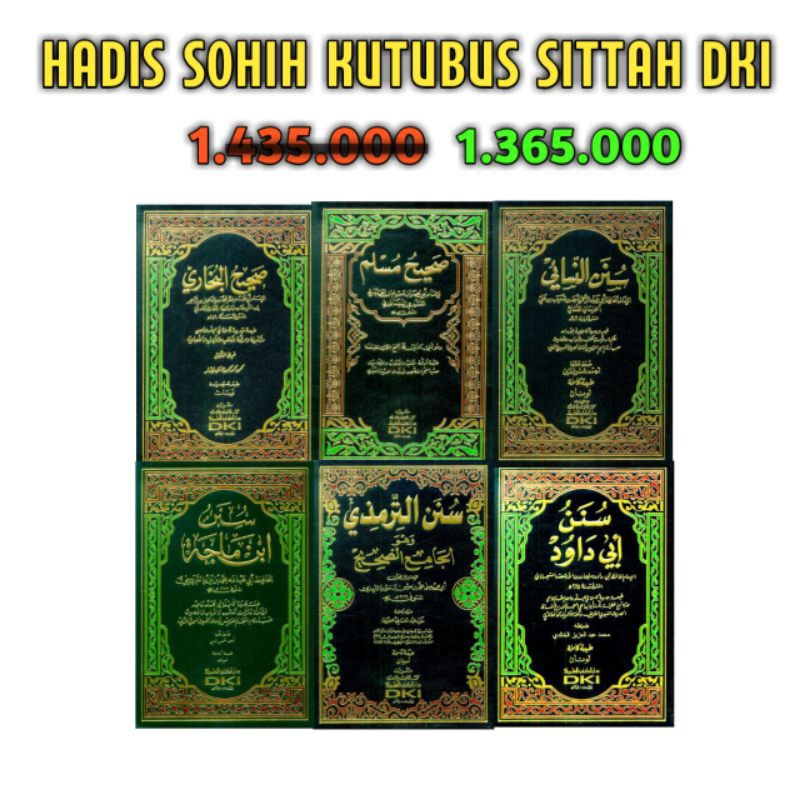 Jual kitab dki Bairut KUTUBUS SITTAH DKI | Bukhori | Muslim | Abi daud ...