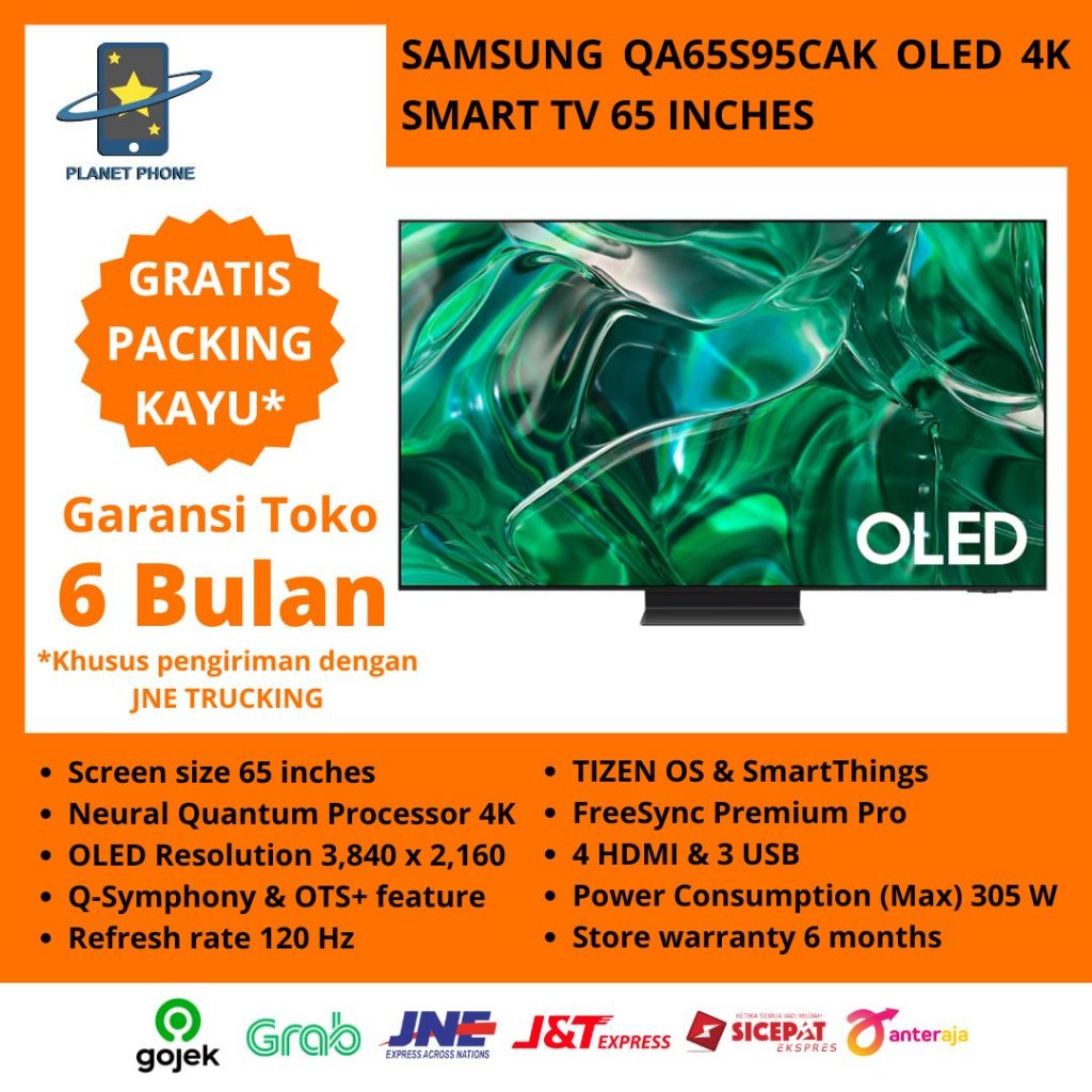 Jual SAMSUNG QA-65S95CAK OLED 4K SMART TV 65 INCH | Shopee Indonesia