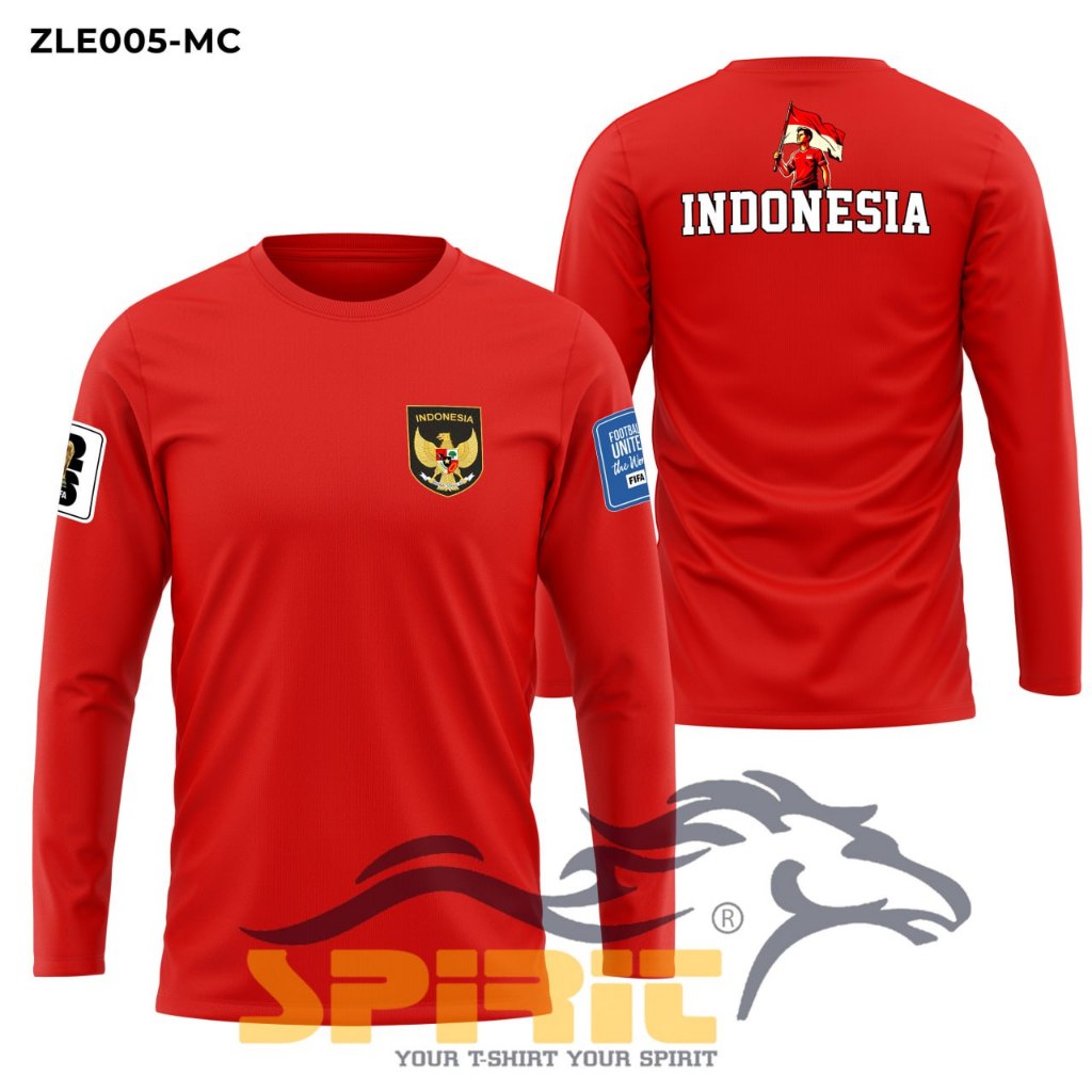 Jual Baju Jersey Timnas Indonesia Suporter Timnas Indonesia Lengan ...