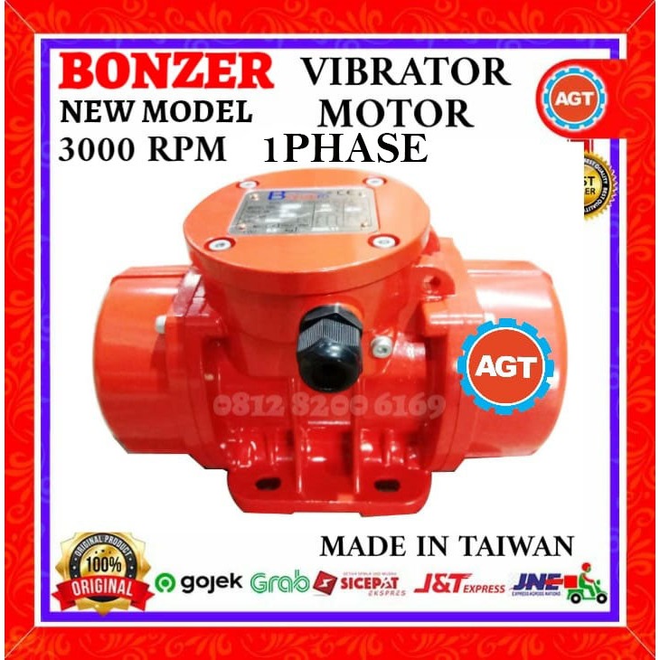 Jual BONZER 1PHASE BMV-100/3M 100WATT-220VOLT 2POLE VIBRATOR MOTOR ...