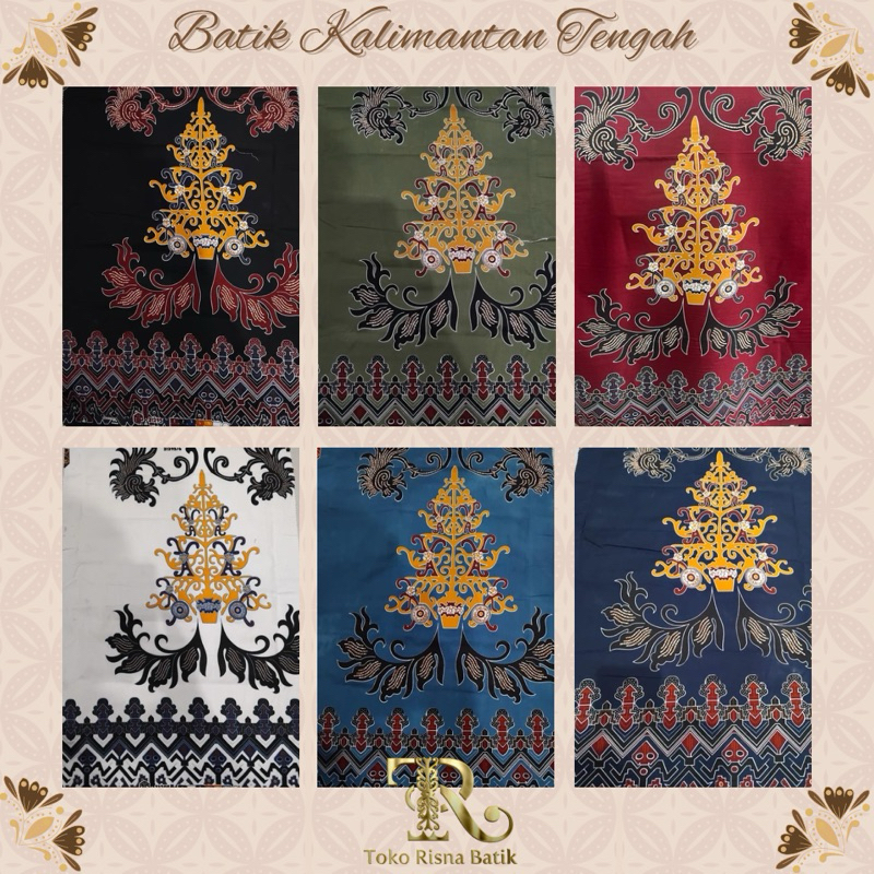 Jual Kain Batik Khas Kalteng bahan Katun Stretch Premium (Harga per ...