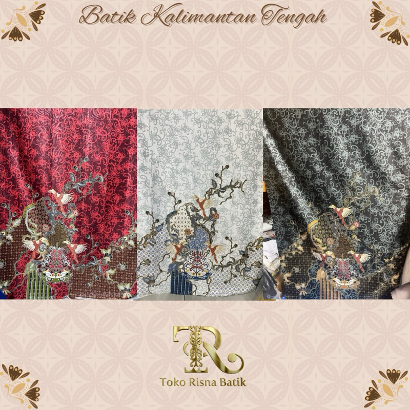 Jual Kain Batik Khas Kalteng Bahan Emboss Jacguard Premium (harga per setengah meter) | Shopee ...