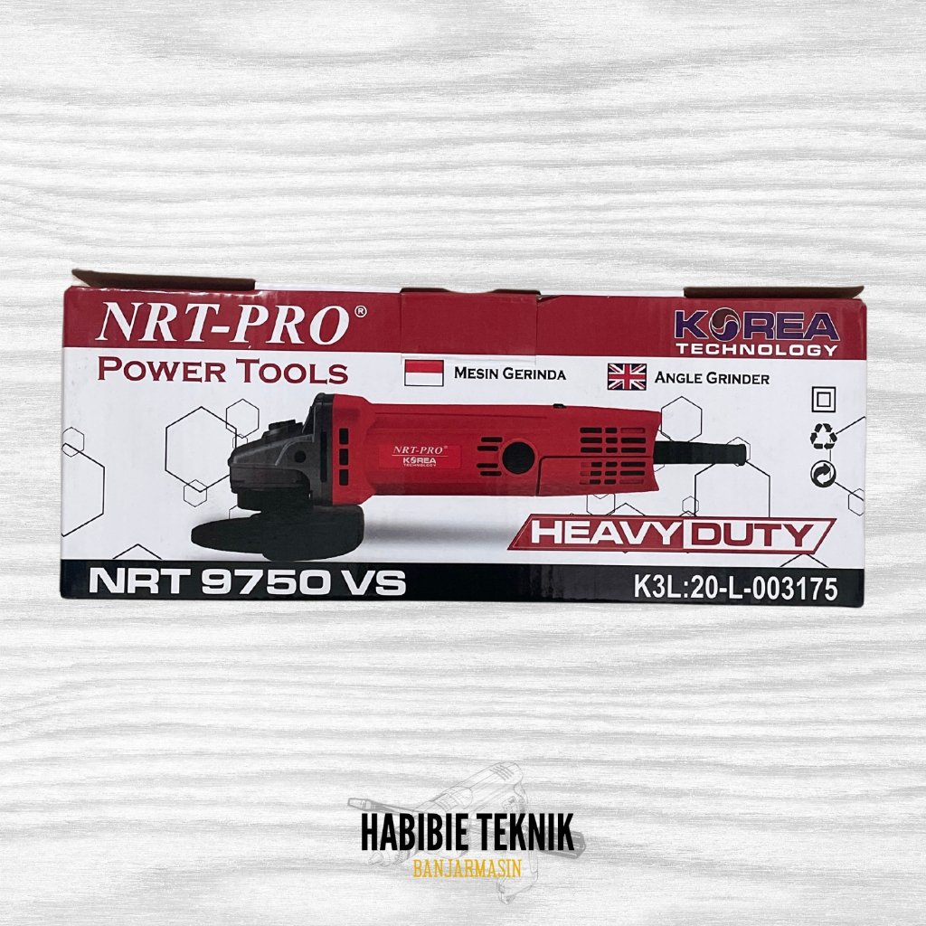 Jual NRT-PRO 9750 VS GURINDA TANGAN DISGRINDER NORITA 9750VS (V-SPEED / VARIABLE SPEED) | Shopee ...
