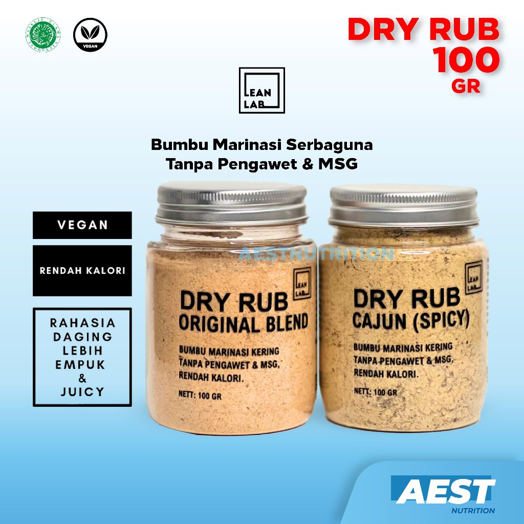 Jual Lean Lab Dry Rub 100 gr Bumbu Masak Marinasi | Shopee Indonesia