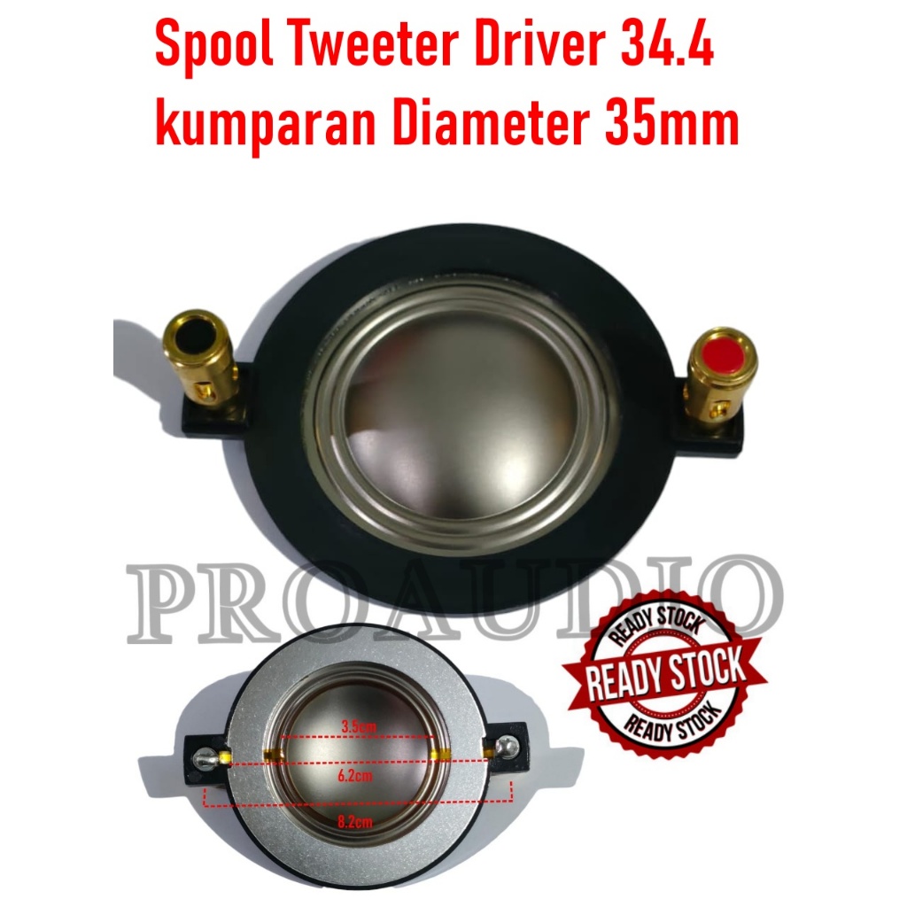 Jual SPUL SPULL TWITTER TWITER 34.4 MM 34,4 RECONE KIT SPOL SPOLL VOICE ...