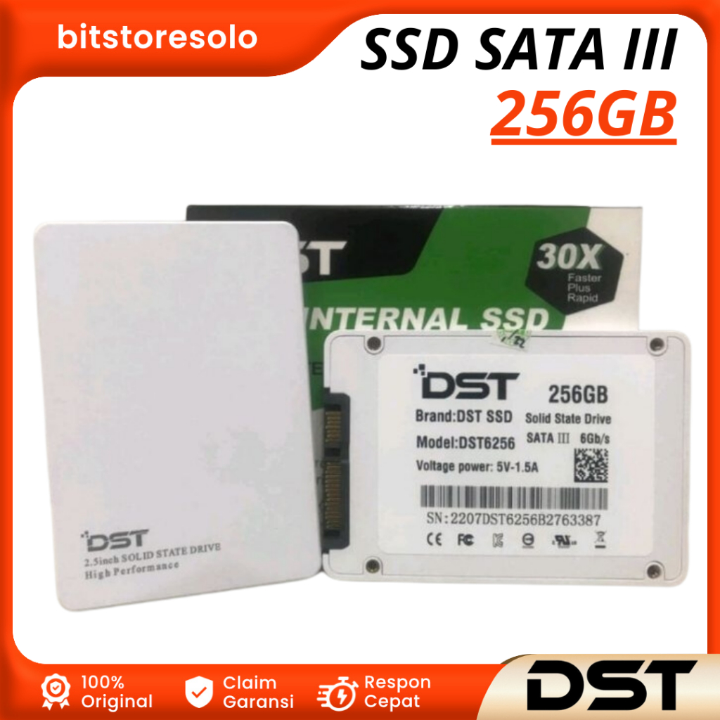 Jual SSD DST SATA III 256GB Slim 2.5" 256 GB Garansi Resmi | Shopee ...