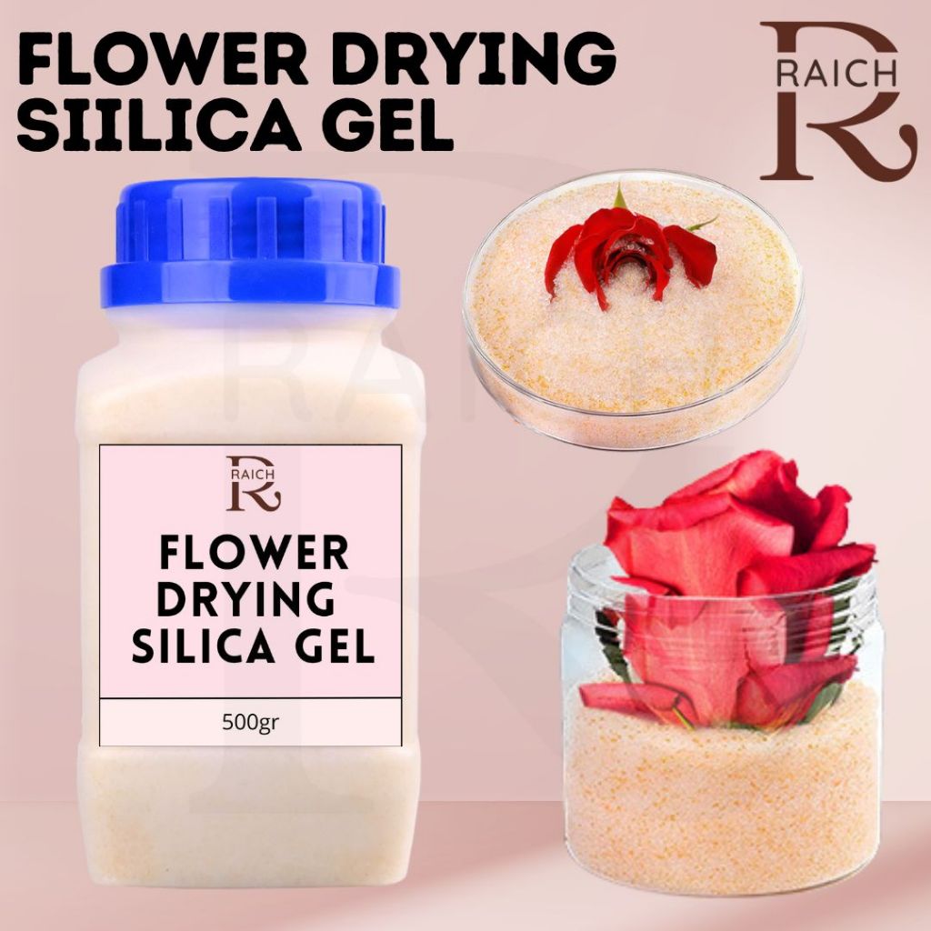 Jual Pengawet Bunga Silica Gel Powder 500gr Flower Drying Reusable ...