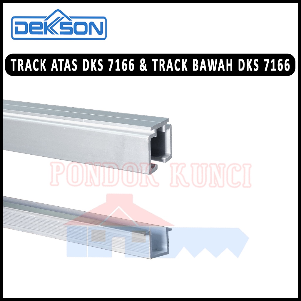 Jual Rail Bawah Channel U Trek Bawah 7166 Track Aluminium 400 CM ...