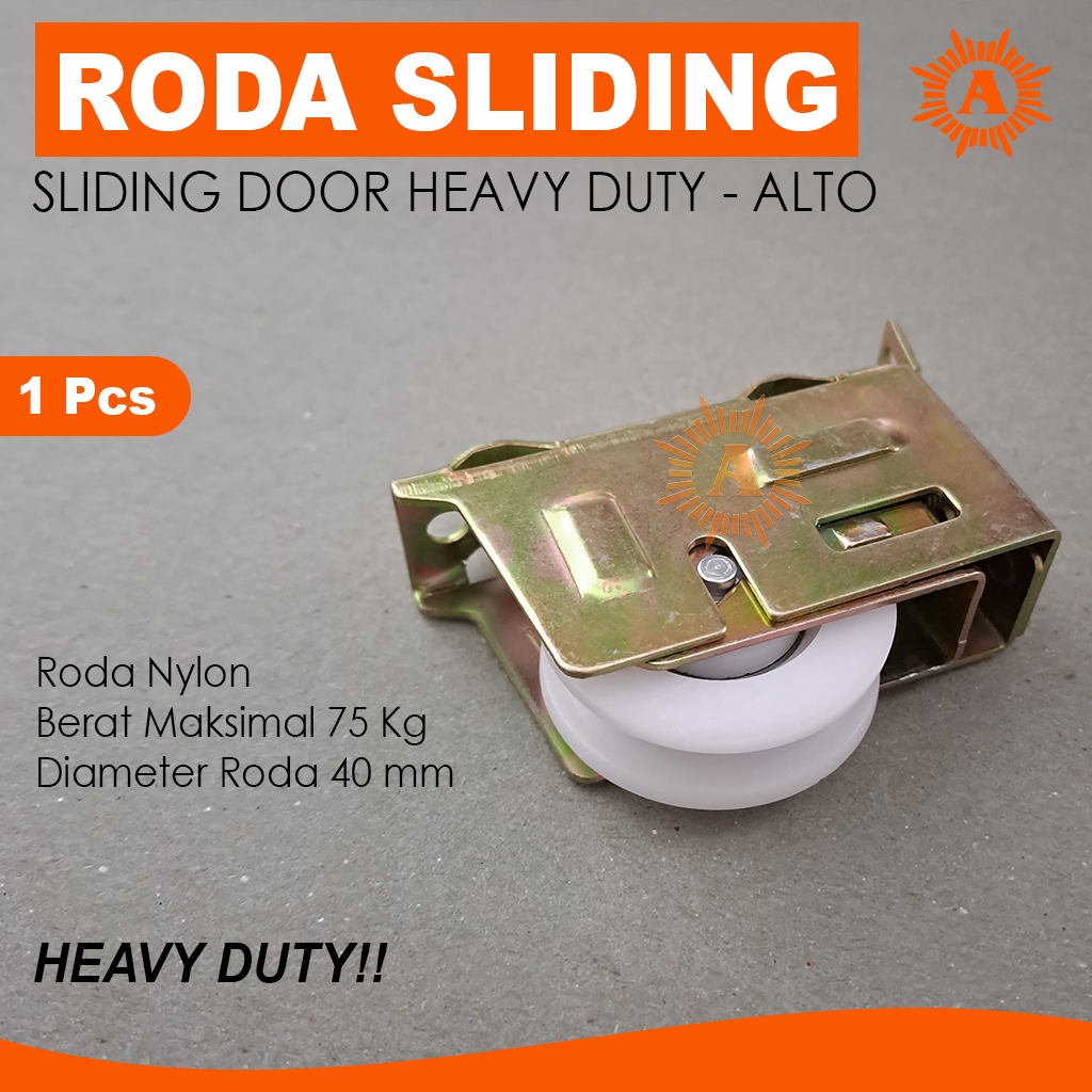 Jual Roda Sliding Door HD / Pintu Aluminium Sliding Geser Dorong Heavy ...