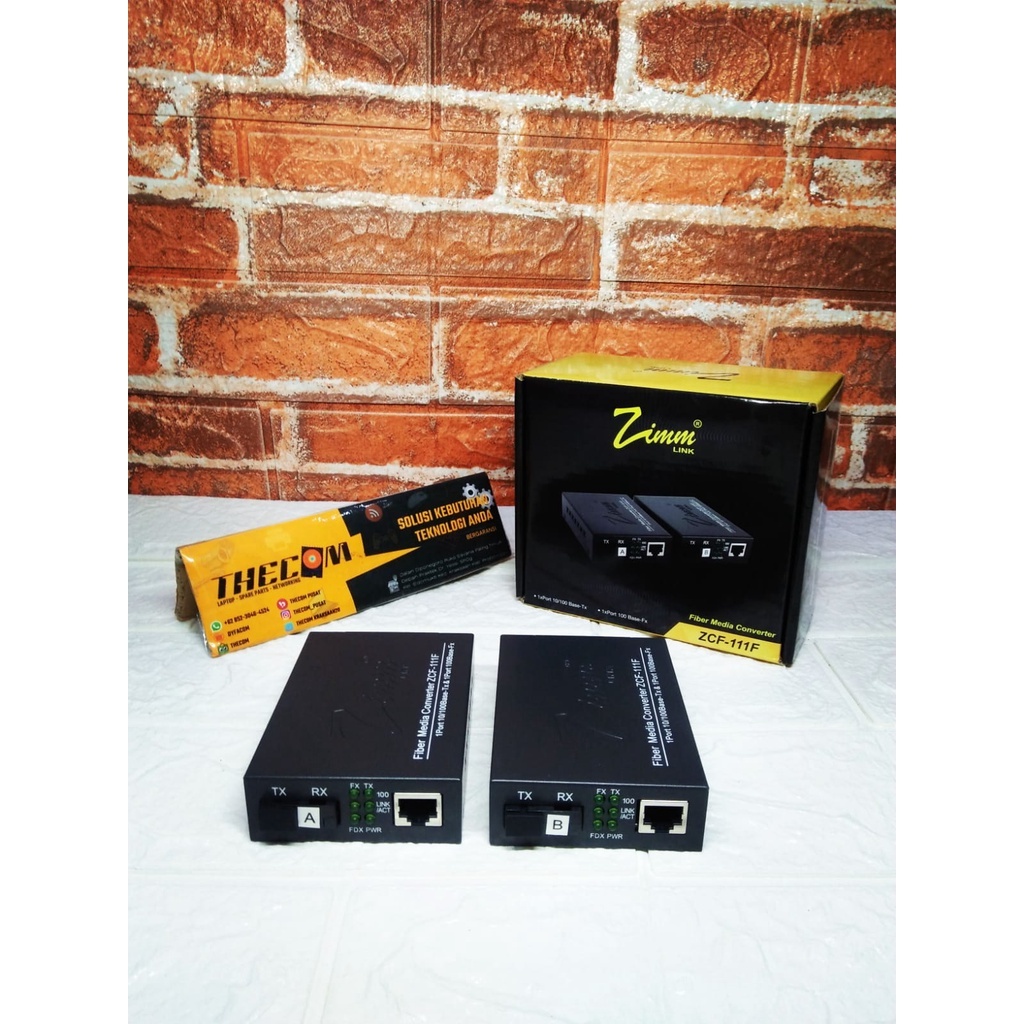 Jual Zimmlink Media Converter Zimmlink 10-100Mpbs ZCF 111F Side A B | Shopee Indonesia