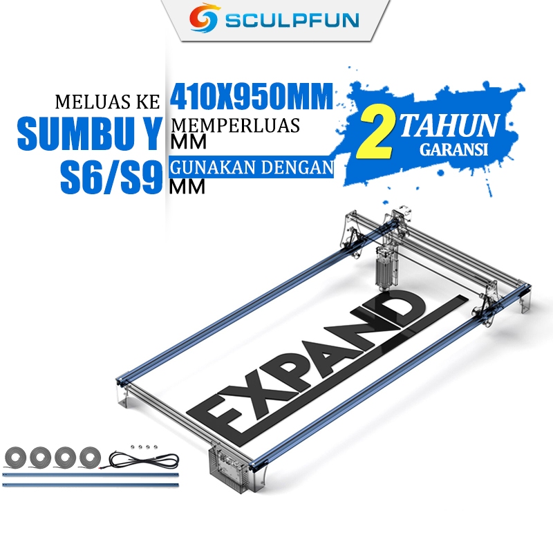 Jual SCULPFUN Perluas area ukiran Mesin Ukiran Laser S6 Pro/S9 Poros ...