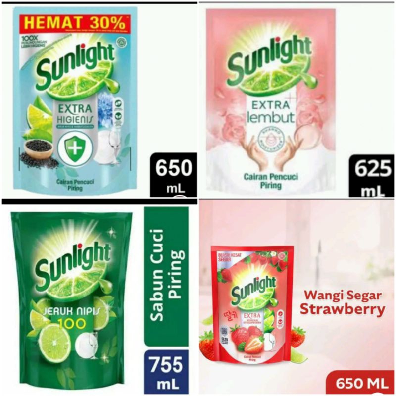 Jual Sunlight Allvariant /Cairan pencuci piring | Shopee Indonesia