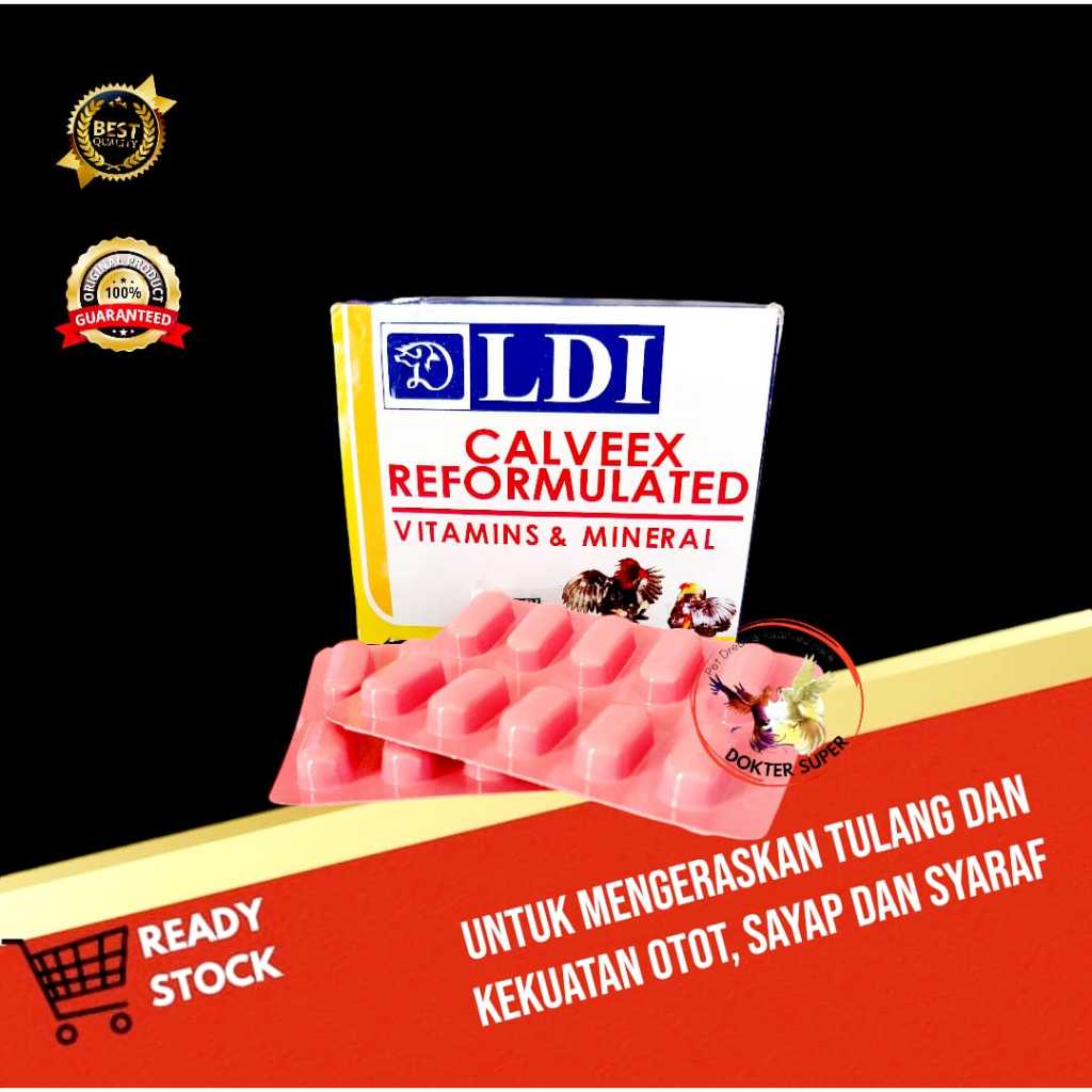 Jual LDI CALVEEX Mengeraskan tulang, otot dan sayap ayam | Shopee Indonesia