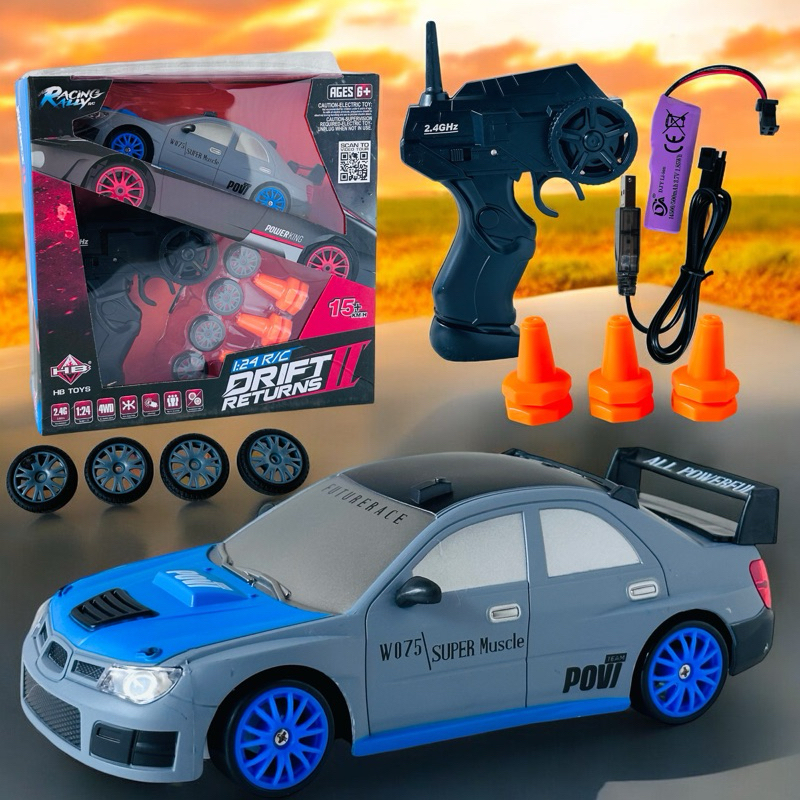 Jual Mobil RC Drift 4WD 2,4GHz / Mobil Remot Drift racing mini skala 1: ...