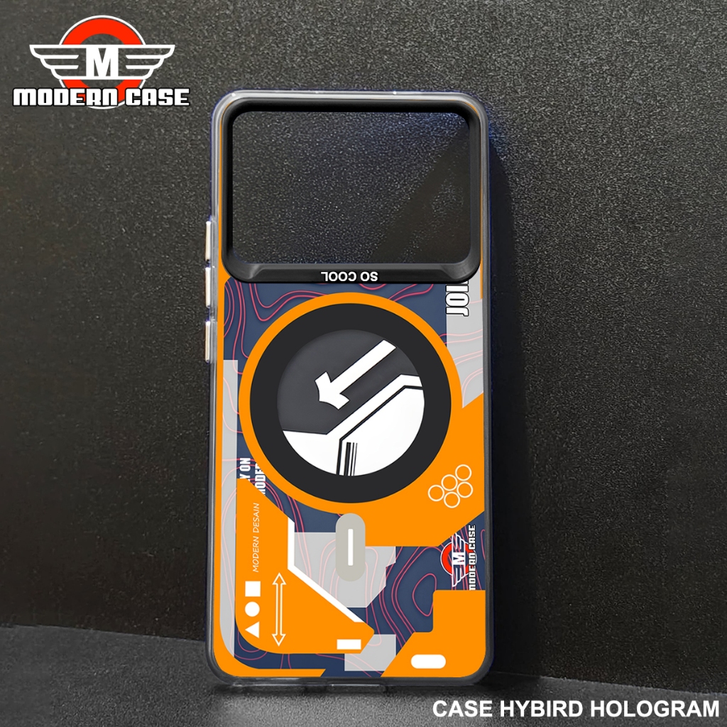 Jual Modern - Case Hybird hologram Poco X6 Pro - Case Premium - Casing ...
