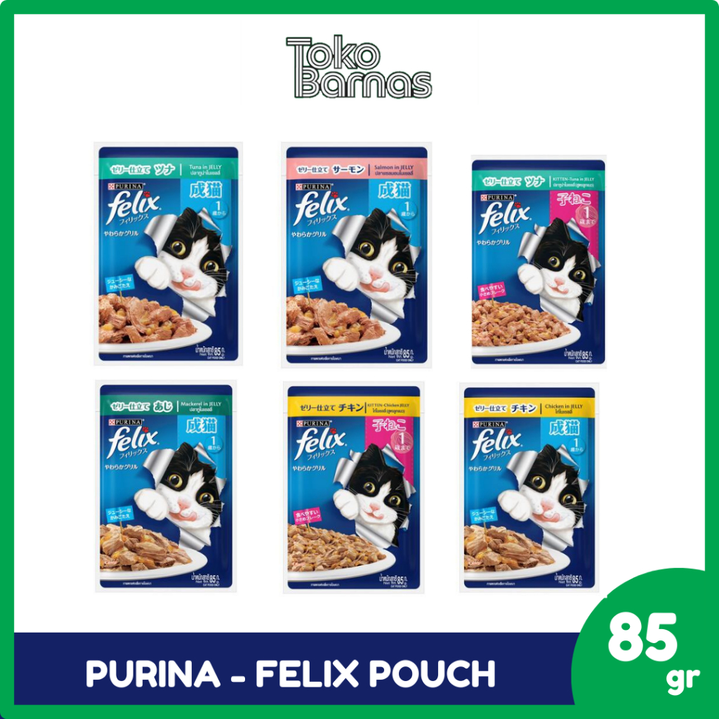 Jual FELIX Pouch 85gr Wet Food Makanan Basah Kucing | Shopee Indonesia
