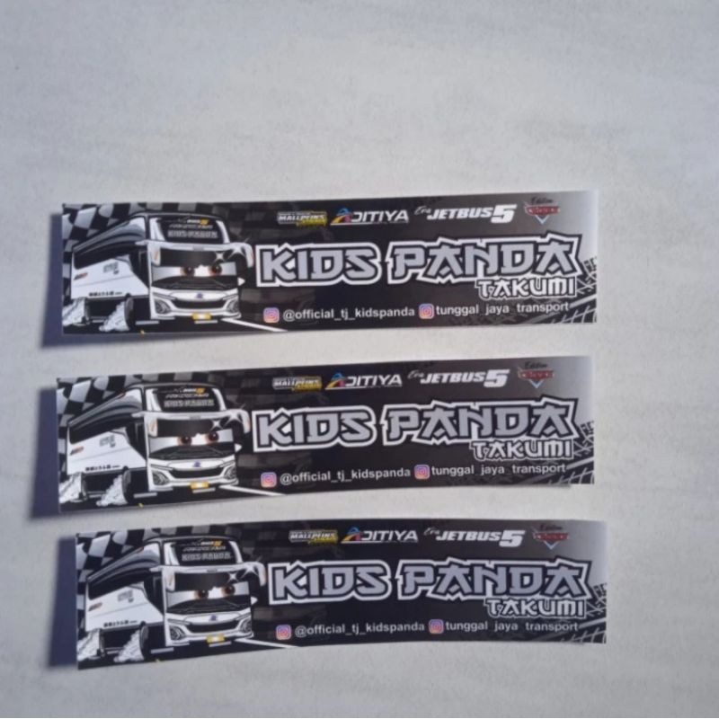 Jual Stiker bus Tunggal jaya edisi cars | Shopee Indonesia