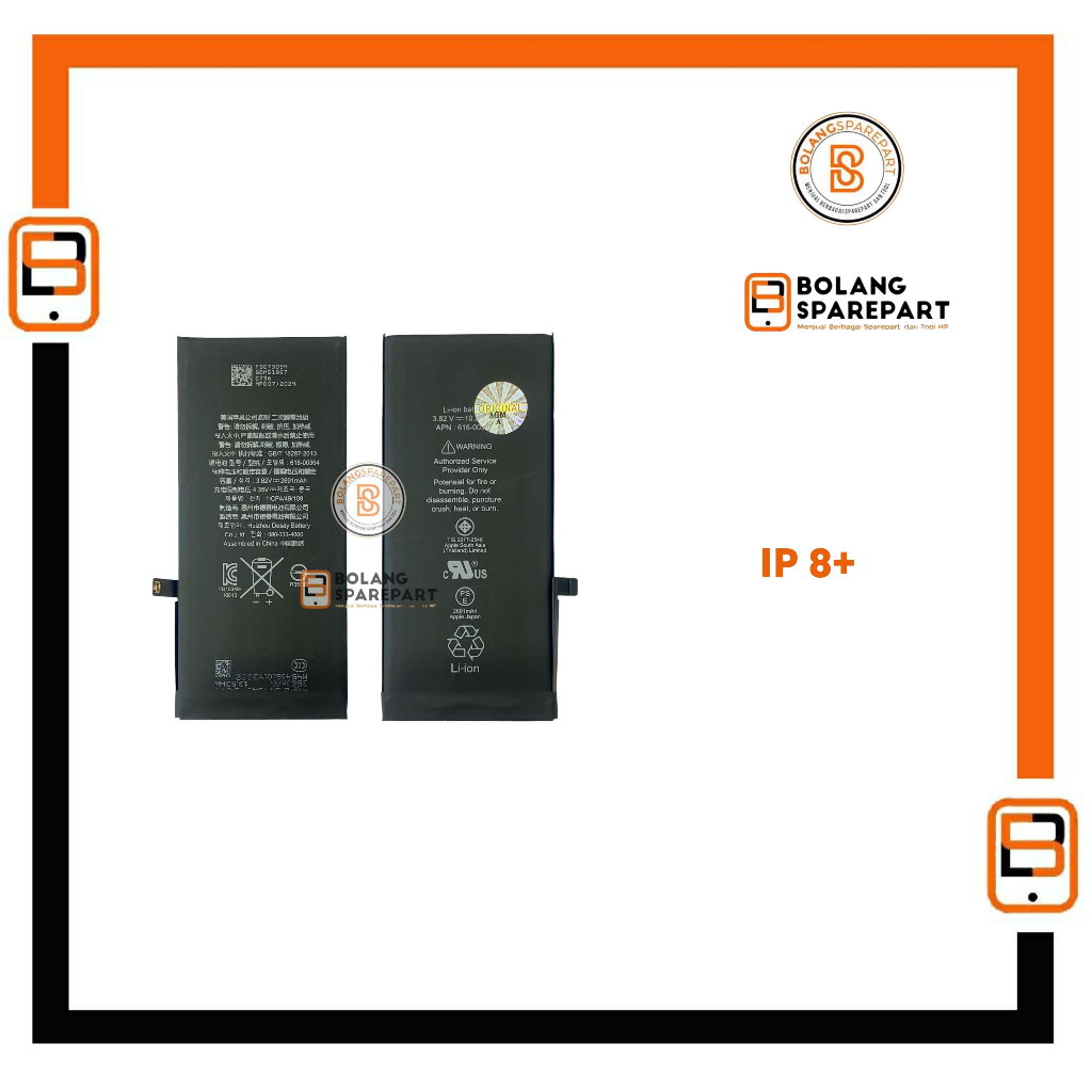 Jual BATERAI / BATRE IP 8 PLUS / 8+ ORI | Shopee Indonesia