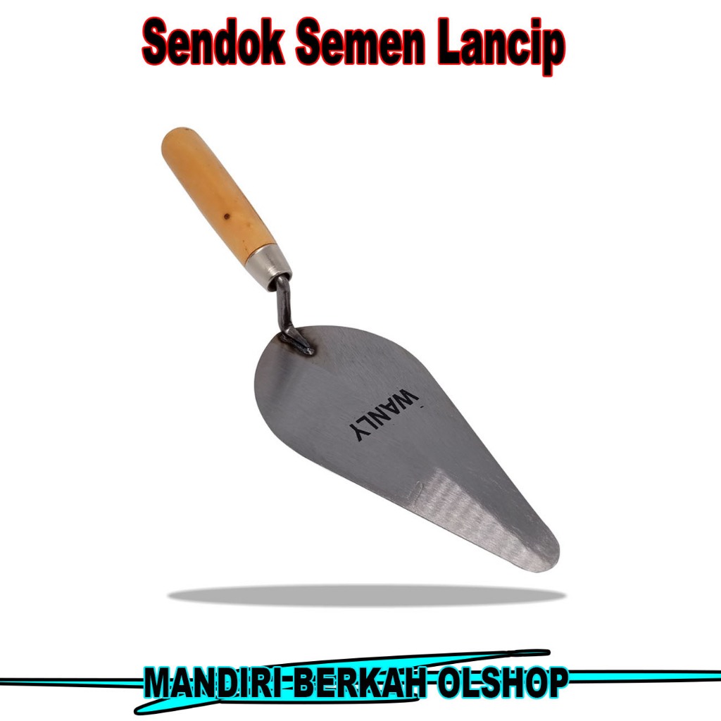 Jual Sendok Tukang Sendok Semen 7Inch Sendok Tukang Gagang Kayu ...