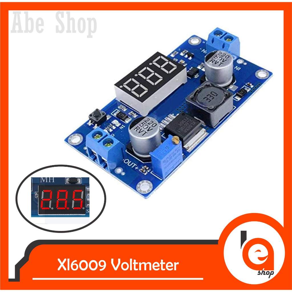 Jual XL6009 Voltmeter Adjustable 4A Boost Step Up DC-DC Module 5 - 52 V Voltmeter | Shopee Indonesia