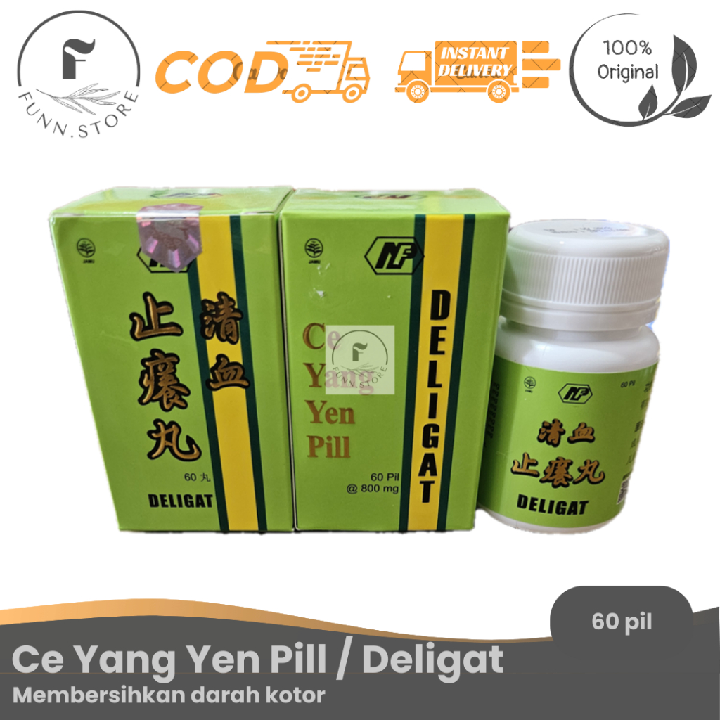 Jual Deligat (Ce Yang Yen Pill) - 60 PIL / Untuk Gatal-Gatal dan Radang ...
