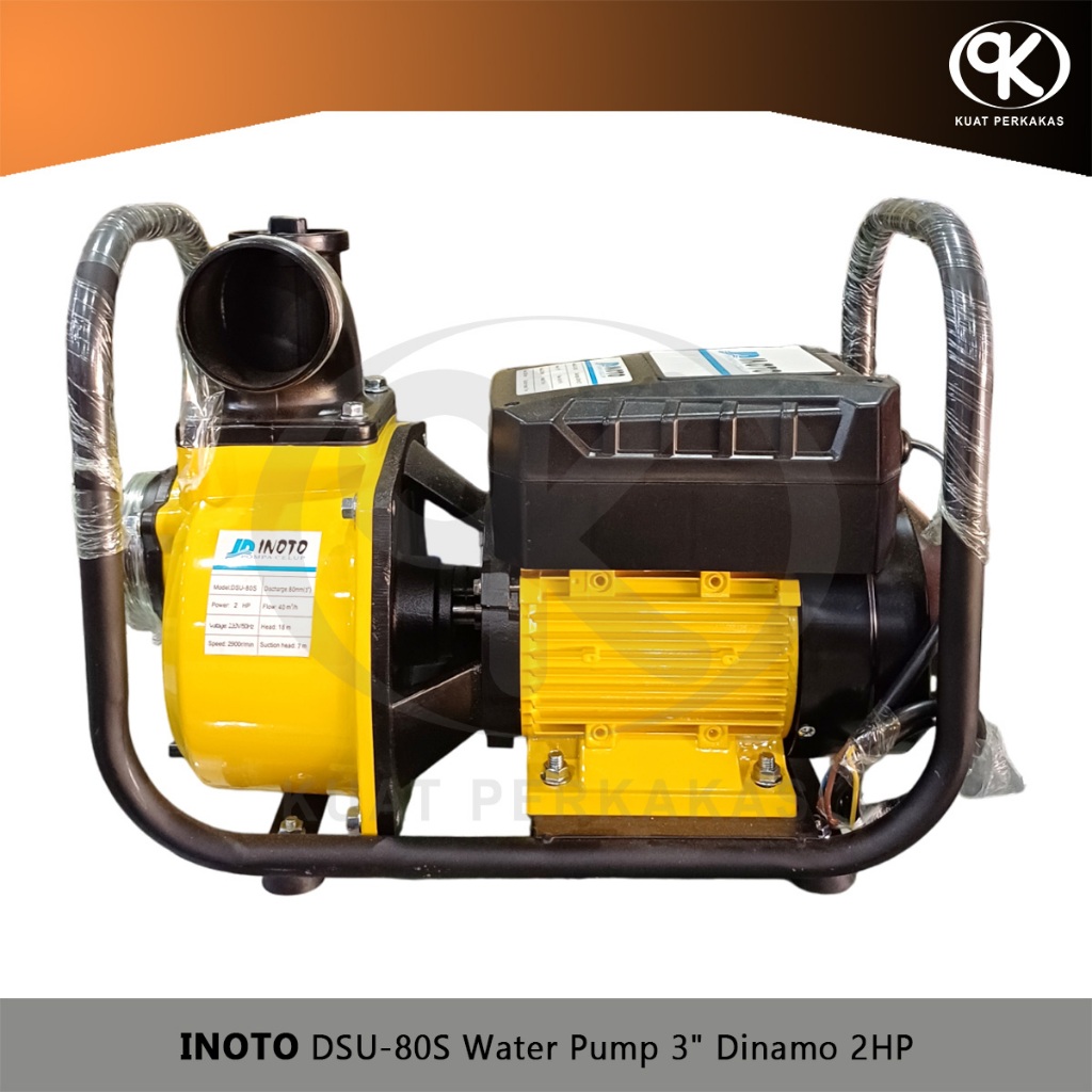 Jual Pompa 3" Irigasi Listrik INOTO DSU-80S Water Pump Dinamo 2HP Sedot ...