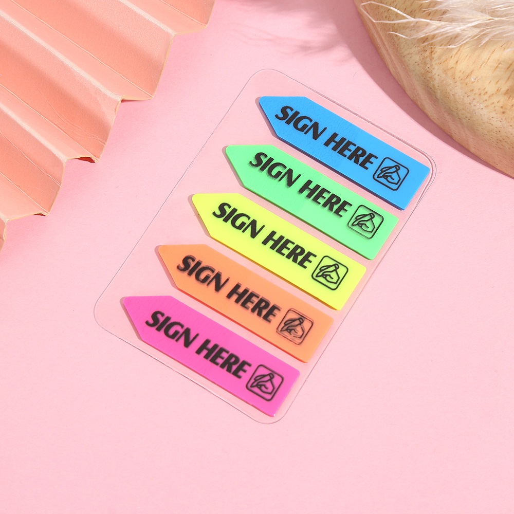 Jual BOBOMART STICKY NOTE PENANDA BUKU 100 LEMBAR 5 WARNA KOTAK STICKY ...