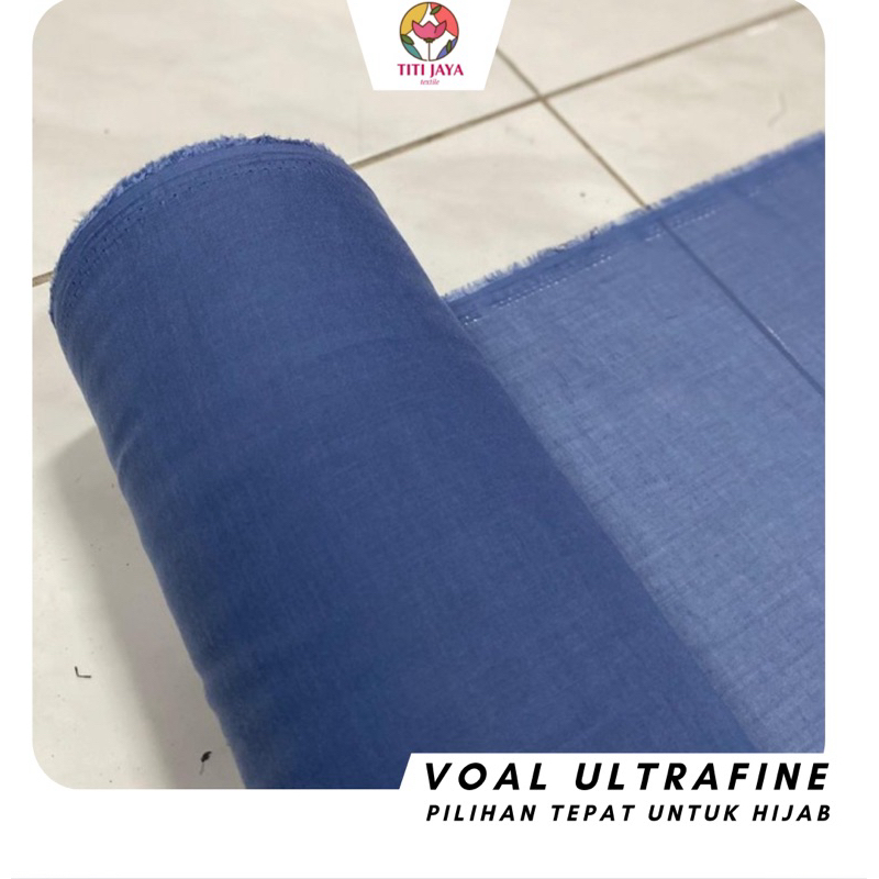 Jual ( PRODUK BARU BEST QUALITY ) Kain VOAL ULTRAFINE bahan JILBAB ...