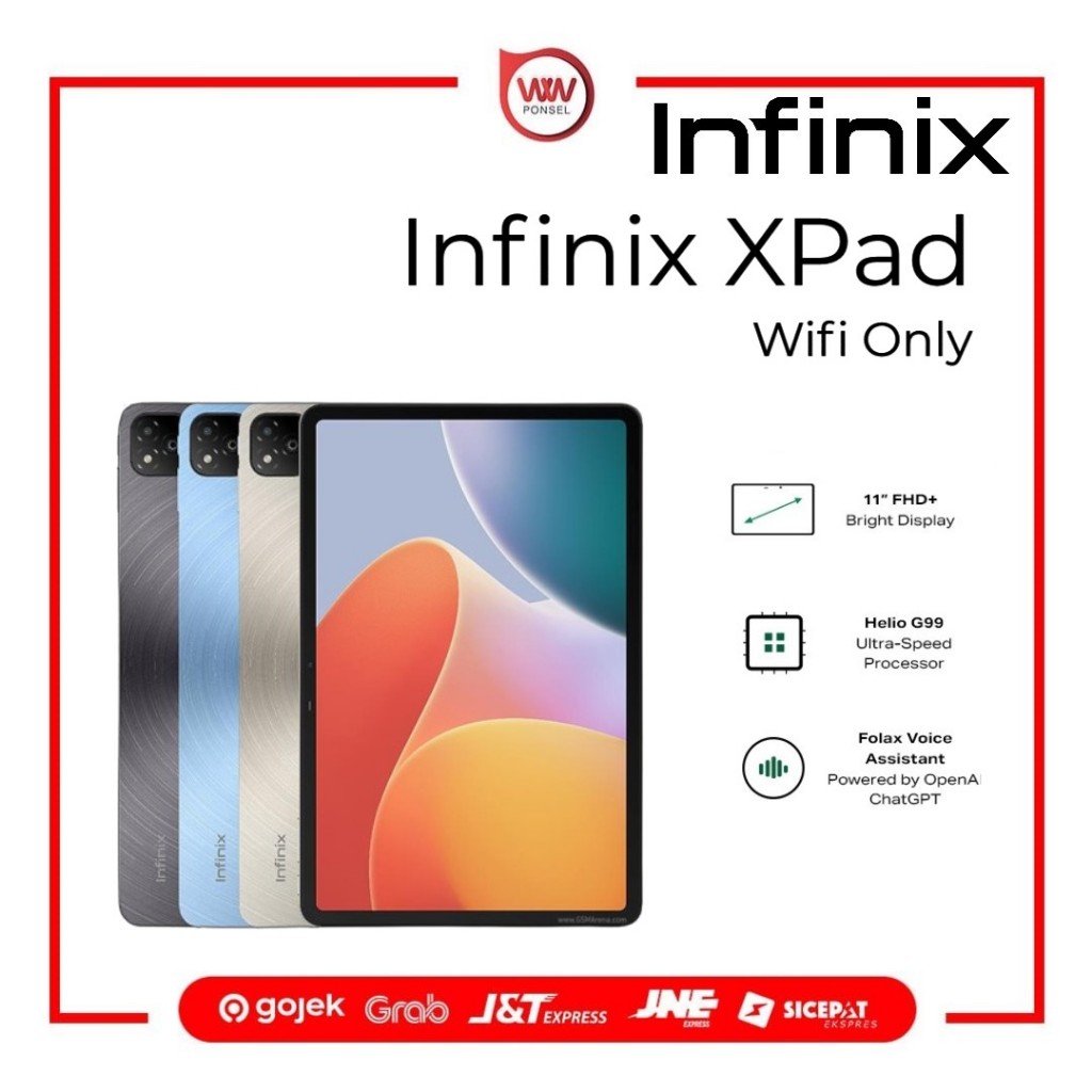 Jual Tablet Infinix XPad Ram 4GB Internal 256GB Garansi Resmi | Shopee ...
