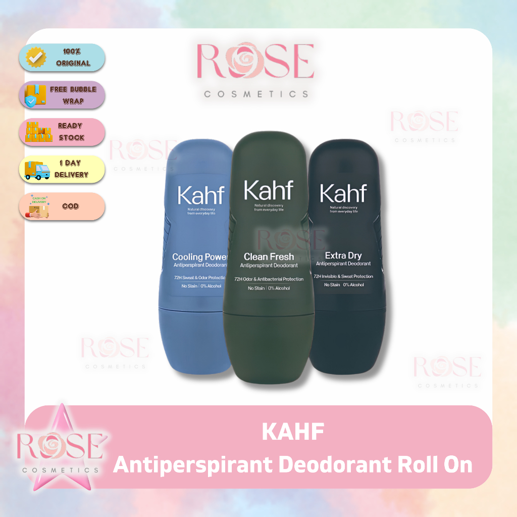 Jual KAHF Antiperspirant Deodorant Roll On Indonesia / Deodorant Pria ...