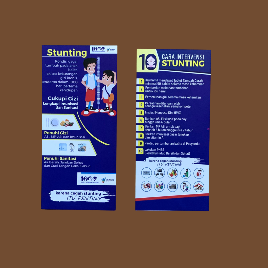 Jual Flyer Cegah Stunting itu Penting | Brosur Cara Intervensi Stunting ...