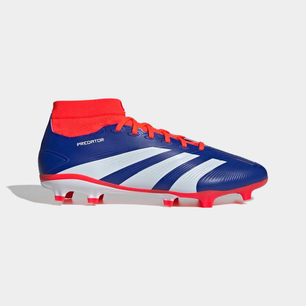 Jual Sepatu Bola Adidas Predator 24 League Sock FG - Lucid Blue Solred ...