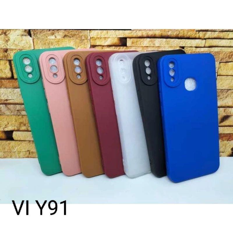 Jual SOFTCASE TERBARU VIVO Y 91C PRO MACARON MATTE ORIGINAL 100% ...