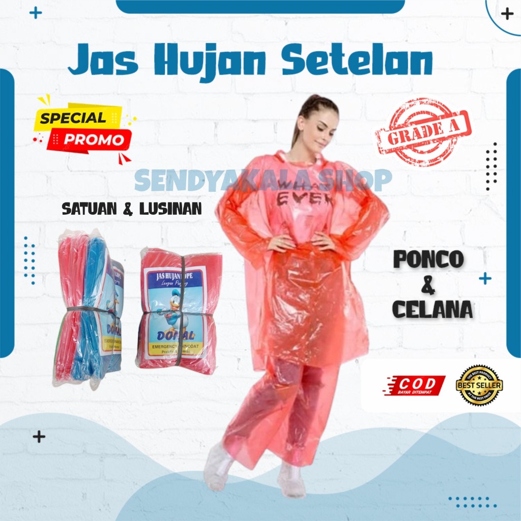 Jual Jas Hujan Jas Hujan Setelan Plastik Jas Hujan Plastik Jas Hujan ...