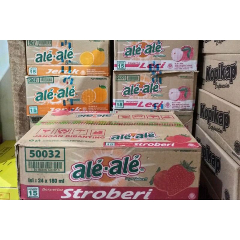 Jual Minuman Ale - Ale rasa Buah | Per Dus isi 24 Cup | Shopee Indonesia