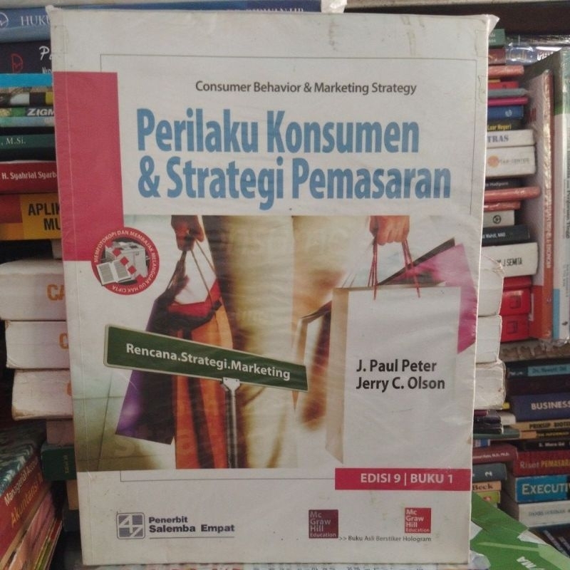 Jual Original Buku Perilaku Konsumen & Strategi Pemasaran edisi 9 jl 1 by J. Paul Peter | Shopee ...