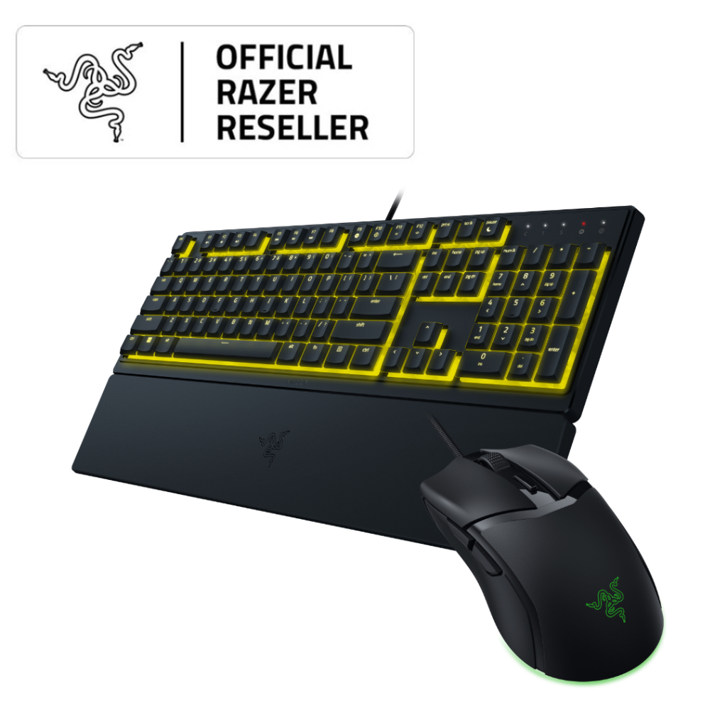 Jual Razer Cobra Wired Gaming Mouse + Razer Ornata V3 X Gaming Keyboard ...